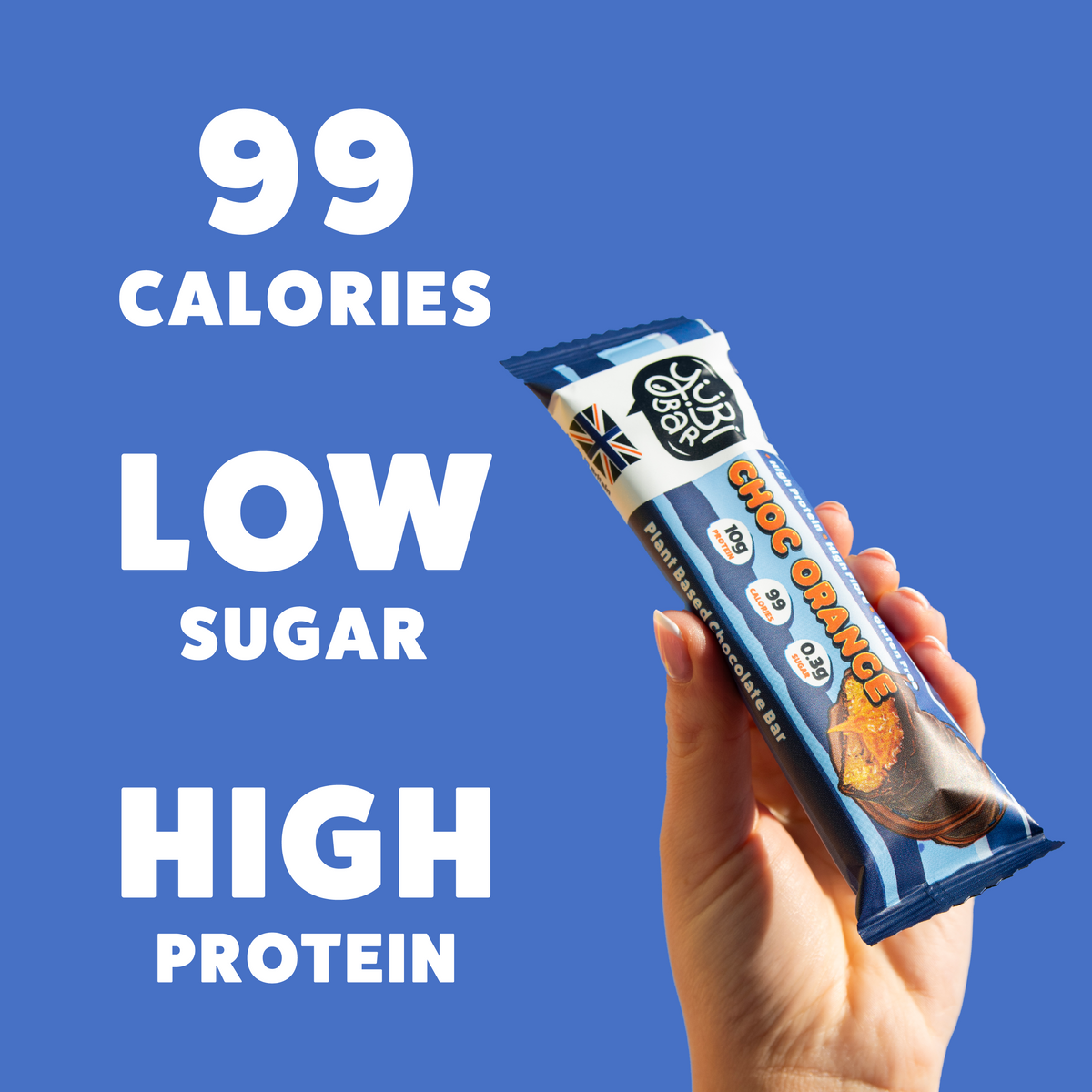 Choc Orange | 99 Calorie Protein Bars | 12 Pack | YuBi Bar