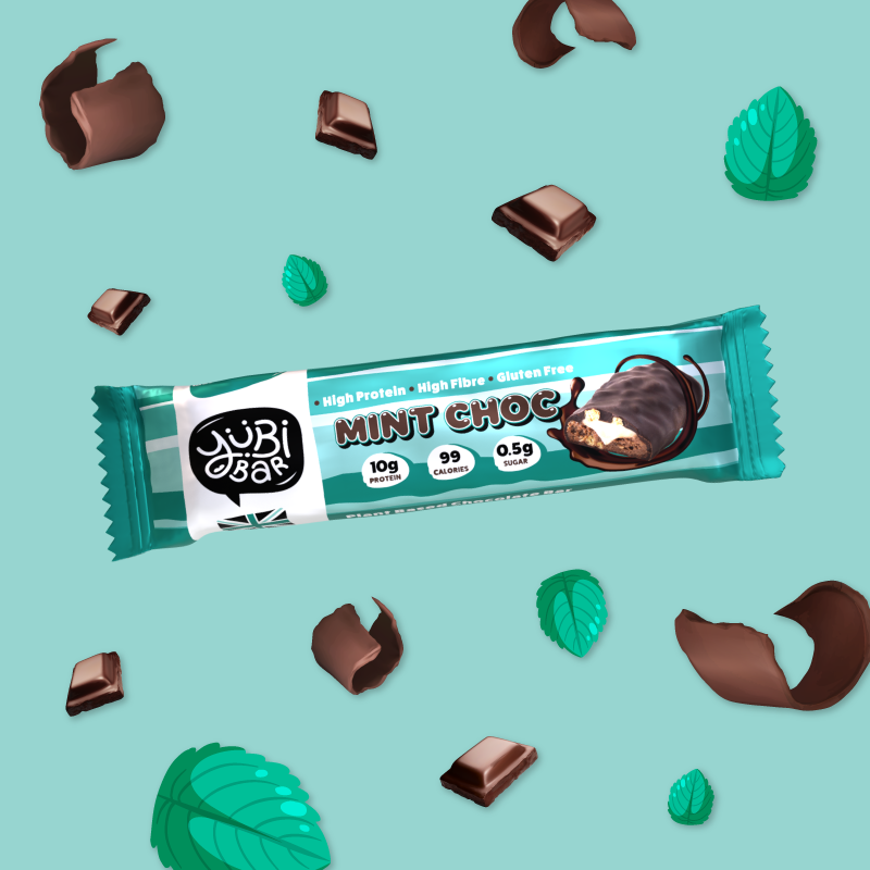 Mint Choc Protein Bars | 99 Calories & 0.5g Sugar | YubiBar – YuBi Bar