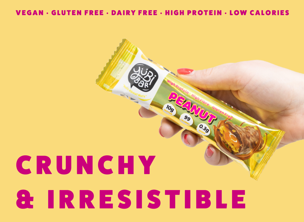 Peanut | 99 Calorie Protein Bars | 12 Pack | YuBi Bar | YuBi Bar