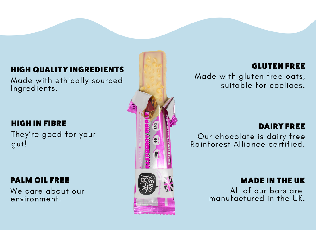 Raspberry Ripple Protein Bar | 12 Pack | YuBi Bar