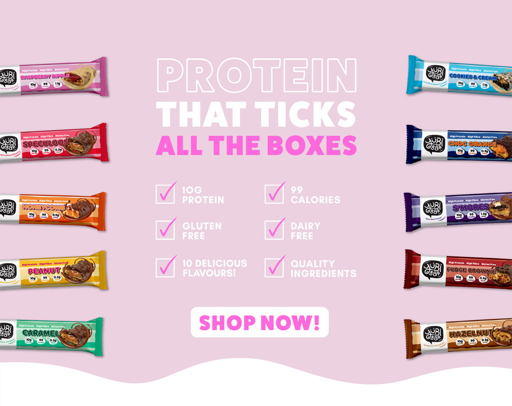 Raspberry Ripple | 99 Calorie Protein Bars | 12 Pack | YuBi Bar | YuBi Bar