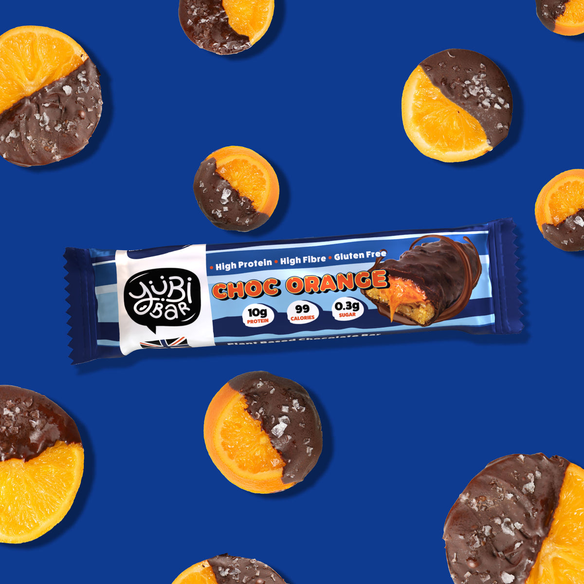 Choc Orange | 99 Calorie Protein Bars | 12 Pack | YuBi Bar | YuBi Bar